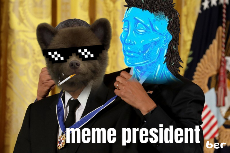 meme president - ber ber ber